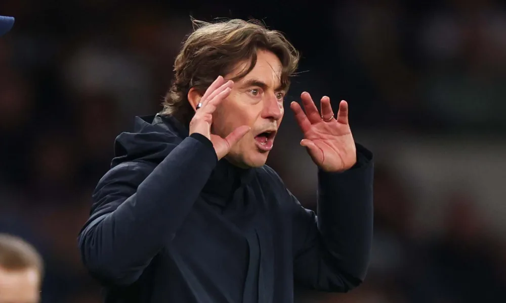 Tottenham’s hierarchy to review Thomas Frank after West Ham defeat as ...